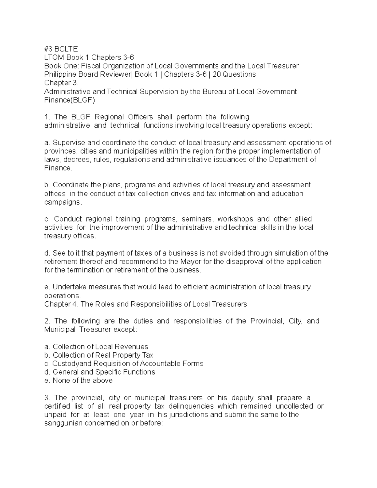 3 Bclte - #3 BCLTE LTOM Book 1 Chapters 3- Book One: Fiscal ...