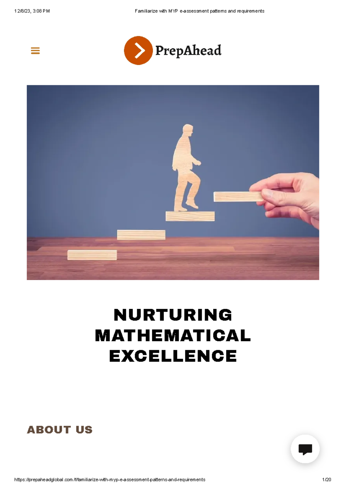 Familiarize with MYP e-assessment patterns and requirements - ABOUT US ...