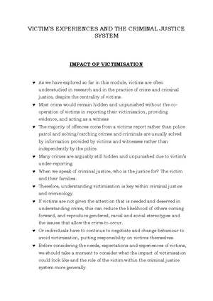 Trauma and Secondary Victimisation - TRAUMA AND SECONDARY VICTIMISATION ...