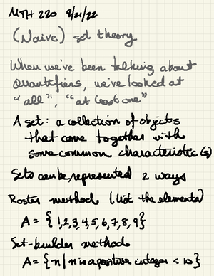Notes and examples on Proposition logic- Either true or false - 8/31 ...