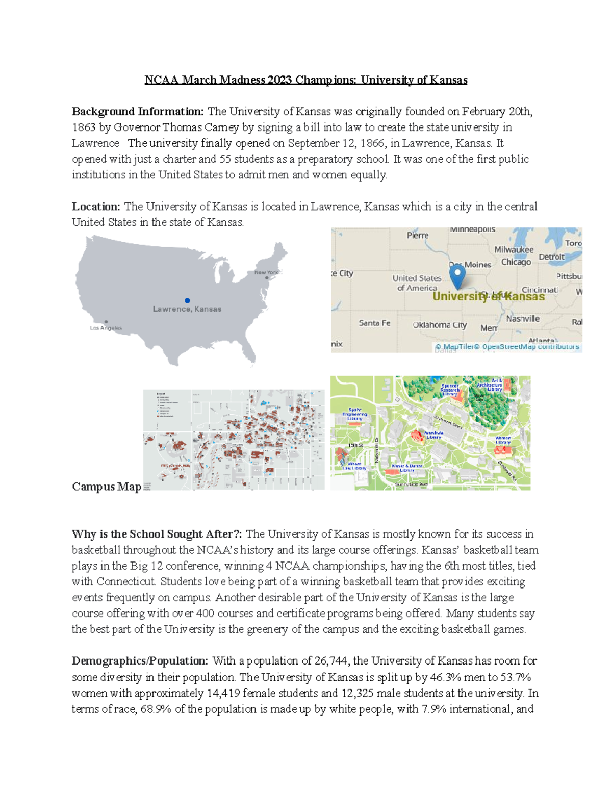 3.1- March Madness Project - NCAA March Madness 2023 Champions ...