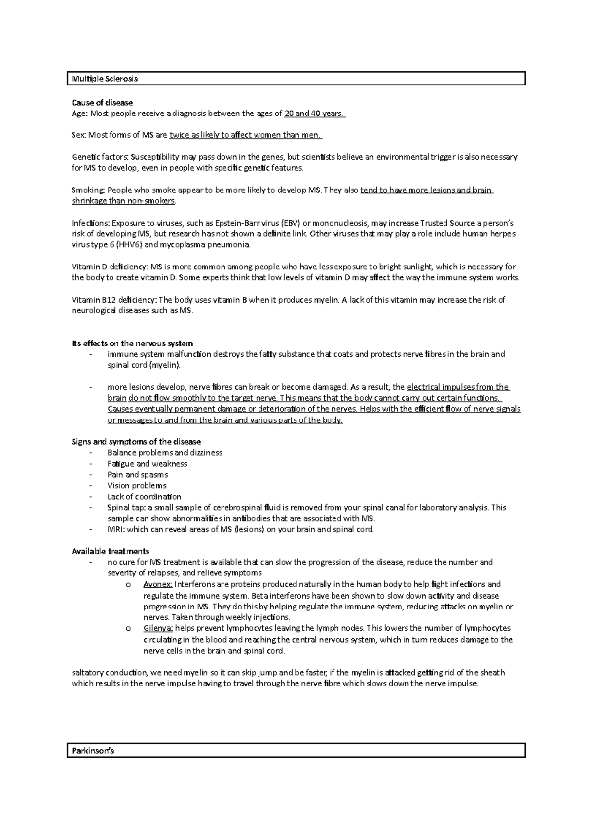 Bio reserch Notes - Year 12 Atar Notes - NURS 320 - Studocu