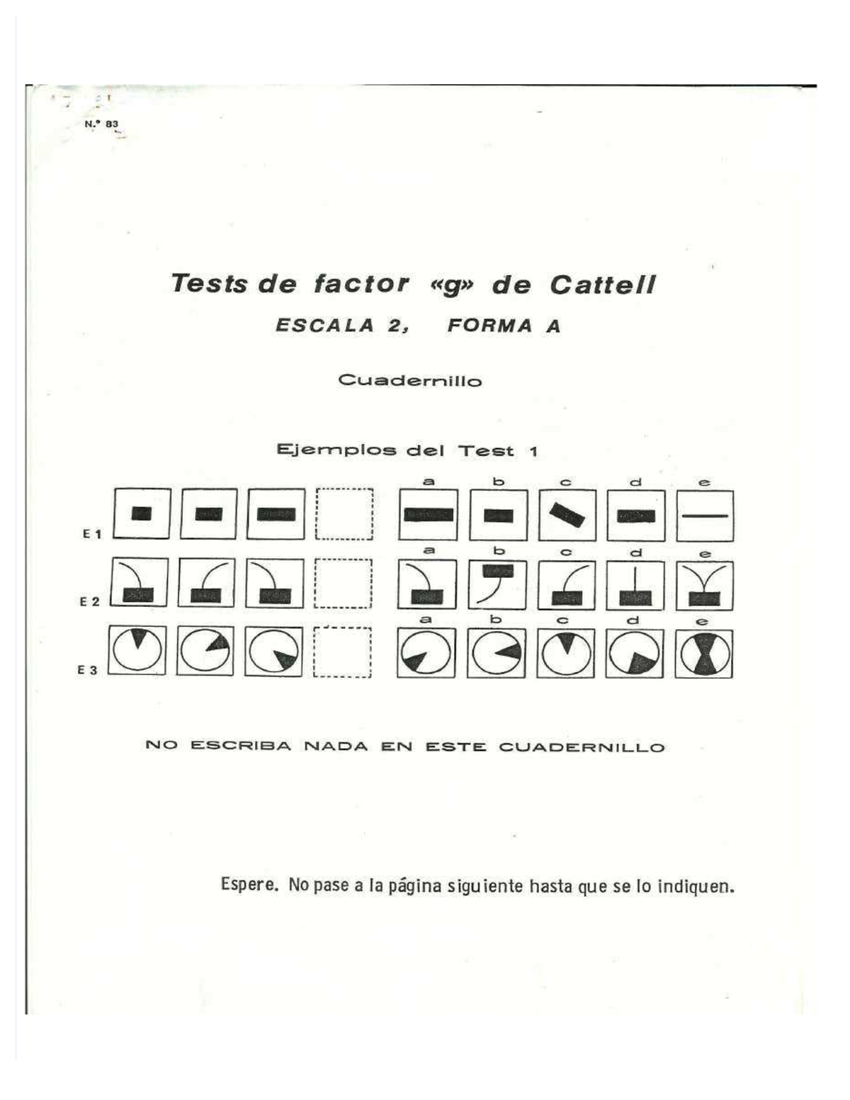 Pdf-catell-factor-g-escala-2-cuadernillo compress - Pruebas Psicológicas - Studocu