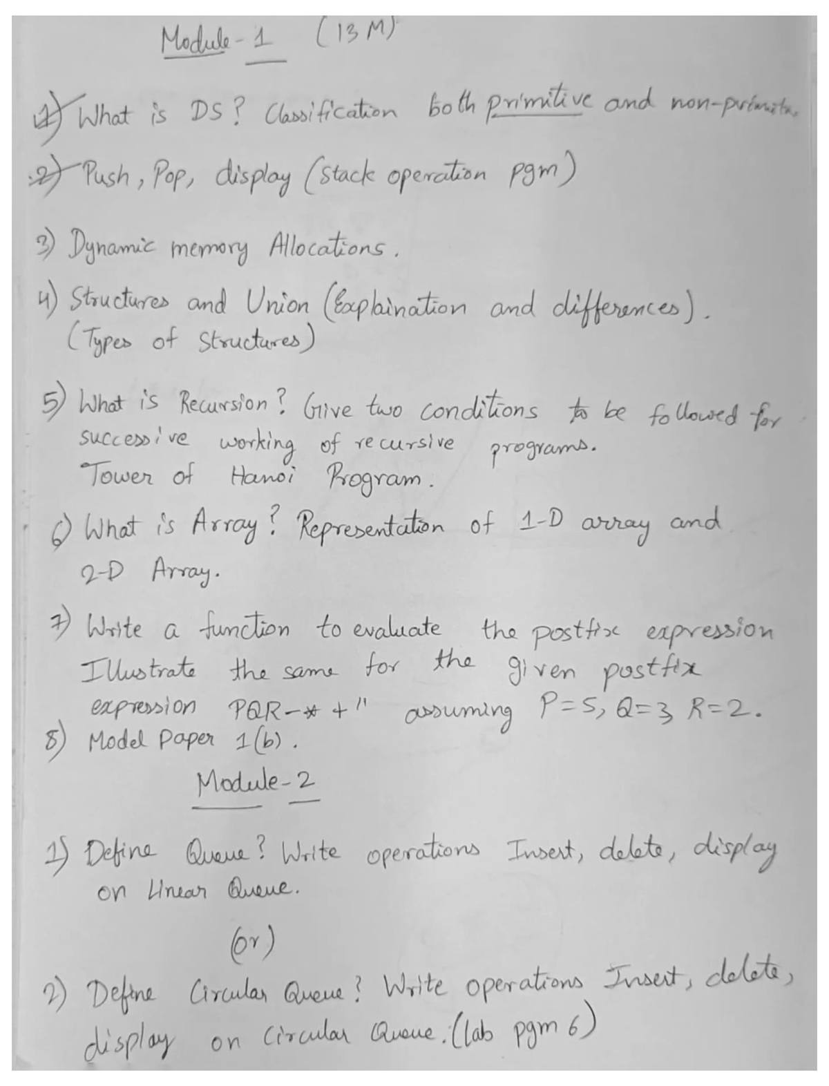 DSA SEM IIIPassing Q's @vtunetwork - Software Engineering - Studocu