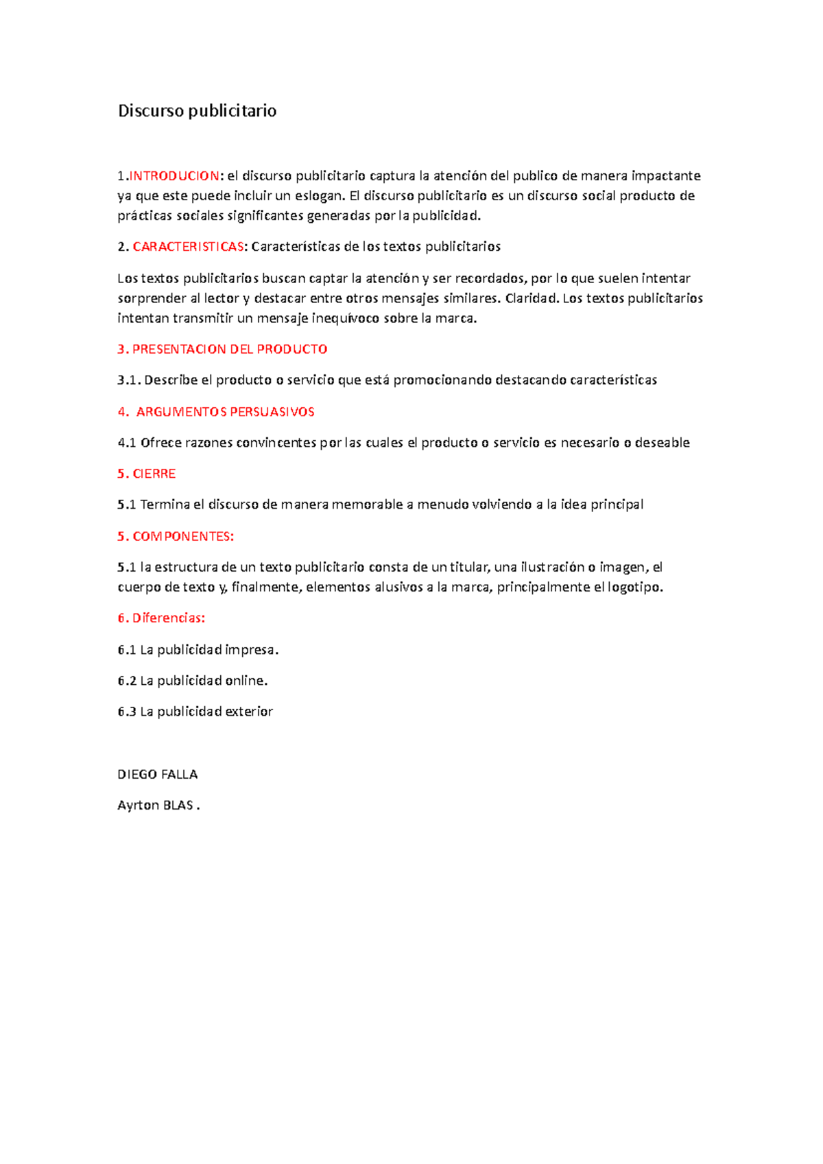 Discurso publicitario - El discurso publicitario es un discurso social ...