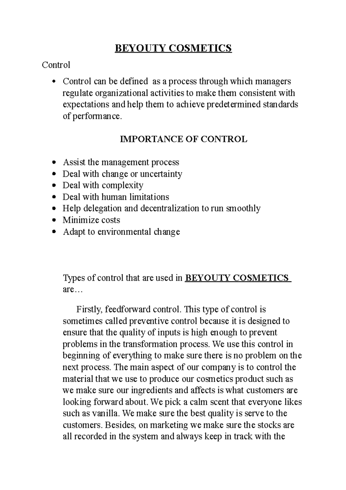 Beyouty Cosmetics - lololo - BEYOUTY COSMETICS Control Control can be ...