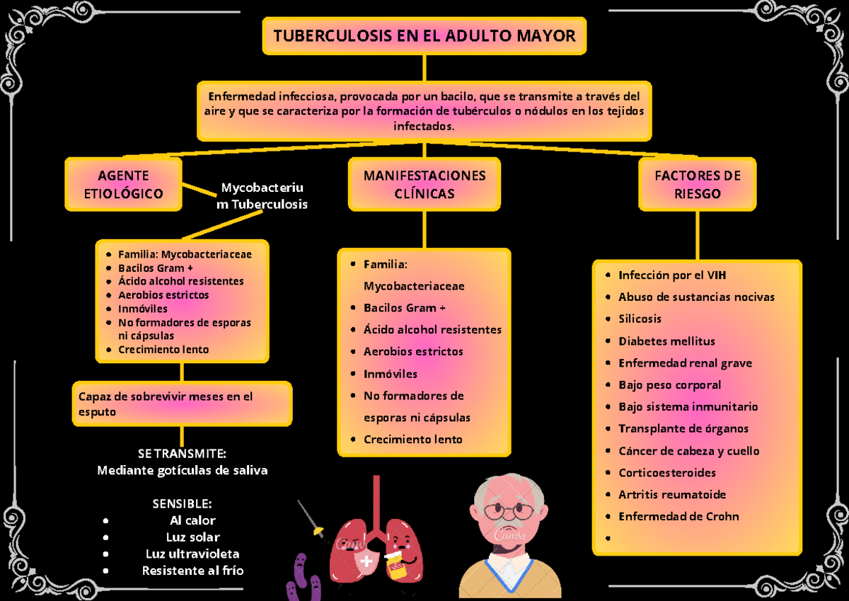 Organizador Visual DE Tuberculosis - TUBERCULOSIS EN EL ADULTO MAYOR ...