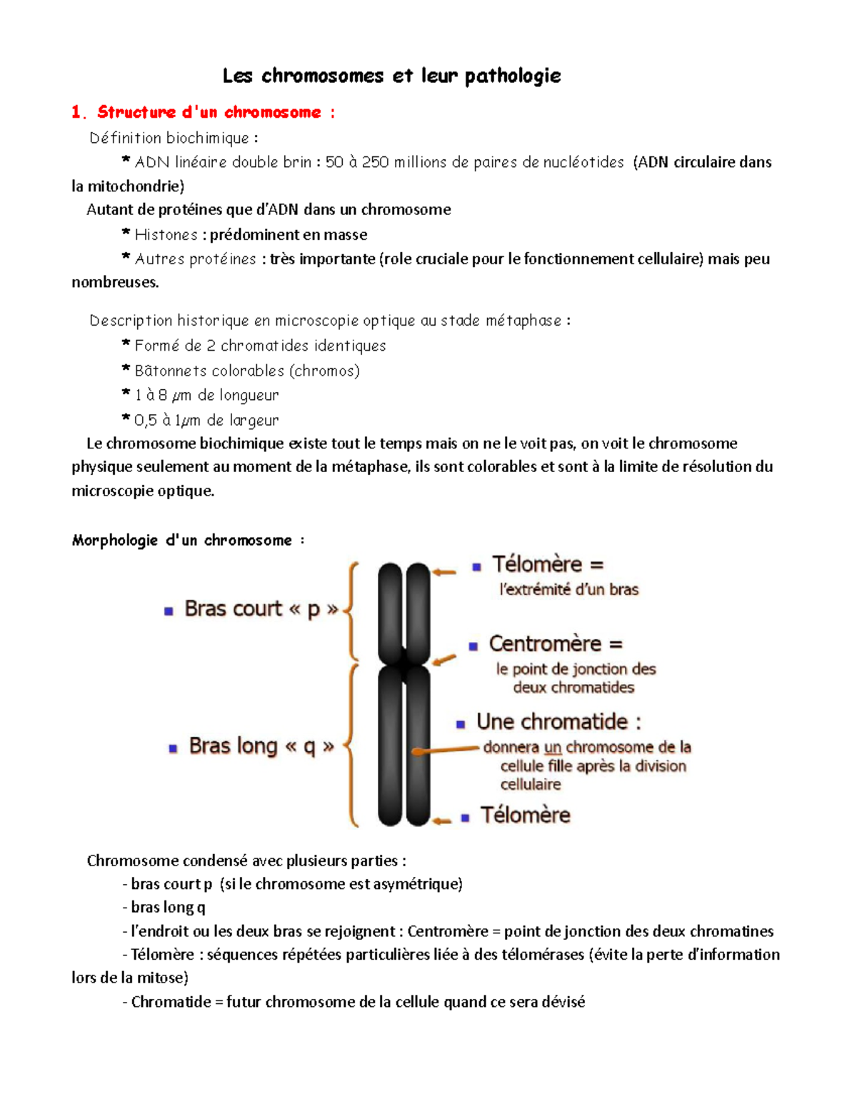 UE8 - 27 - Maladies chromosomiques (Andres) . PDF - Les chromosomes et ...
