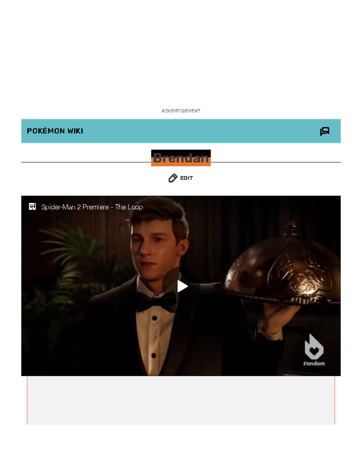 Brendan Pokémon Wiki Fandom - Brendan EDIT ADVERTISEMENT POKÉMON WIKI Brendan Spider-Man 2 - Studocu