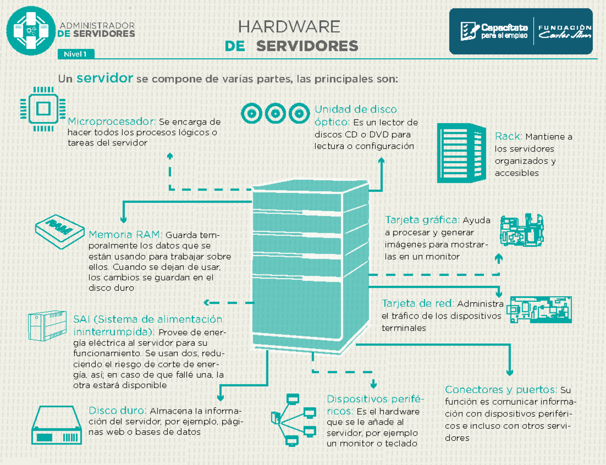 Hardware de servidores - Nivel 1 DE SERVIDORES ADMINISTRADOR HARDWARE ...
