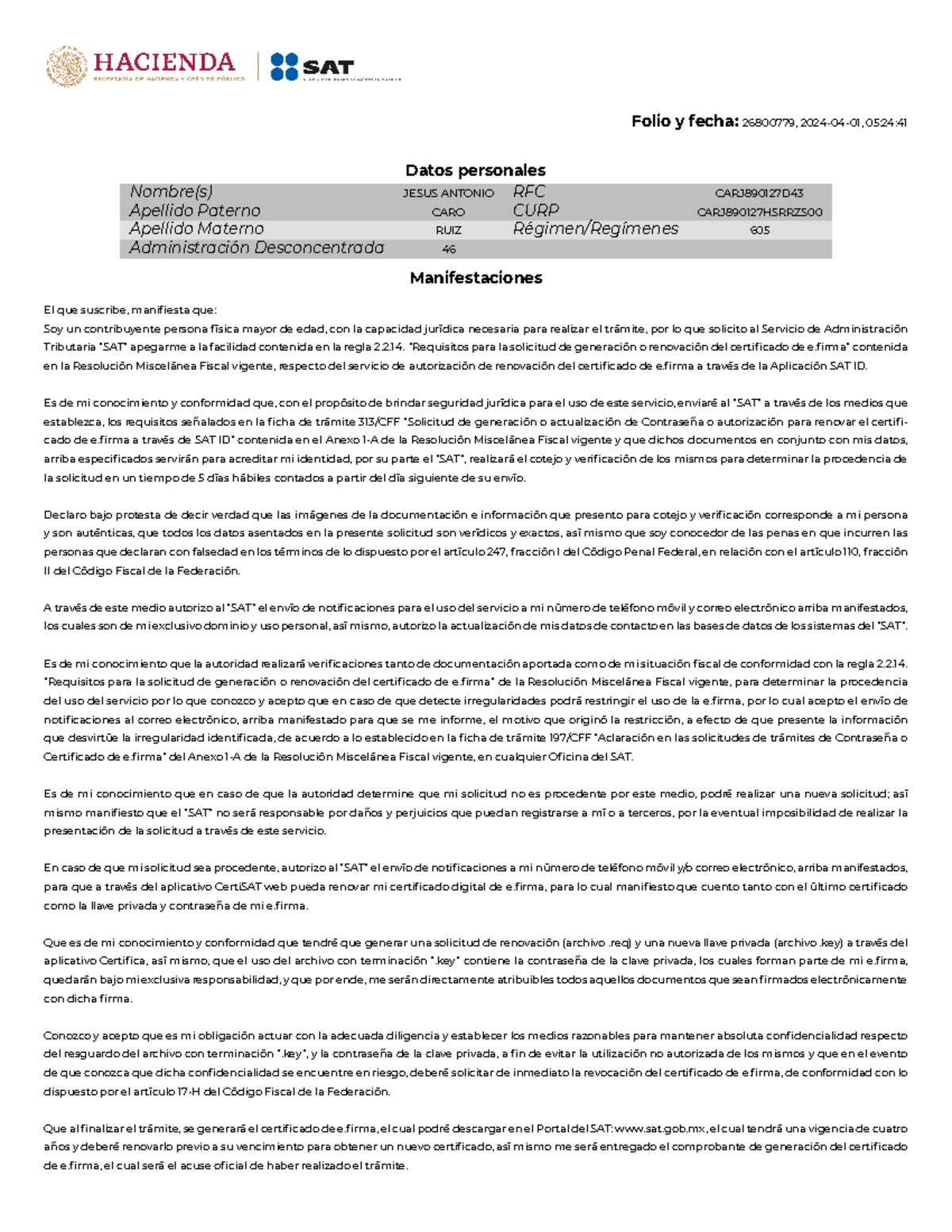 9470f783 1 8c6 4ccf b4dc f97 1 e7934ab 1 - Folio y fecha: 26800779 ...