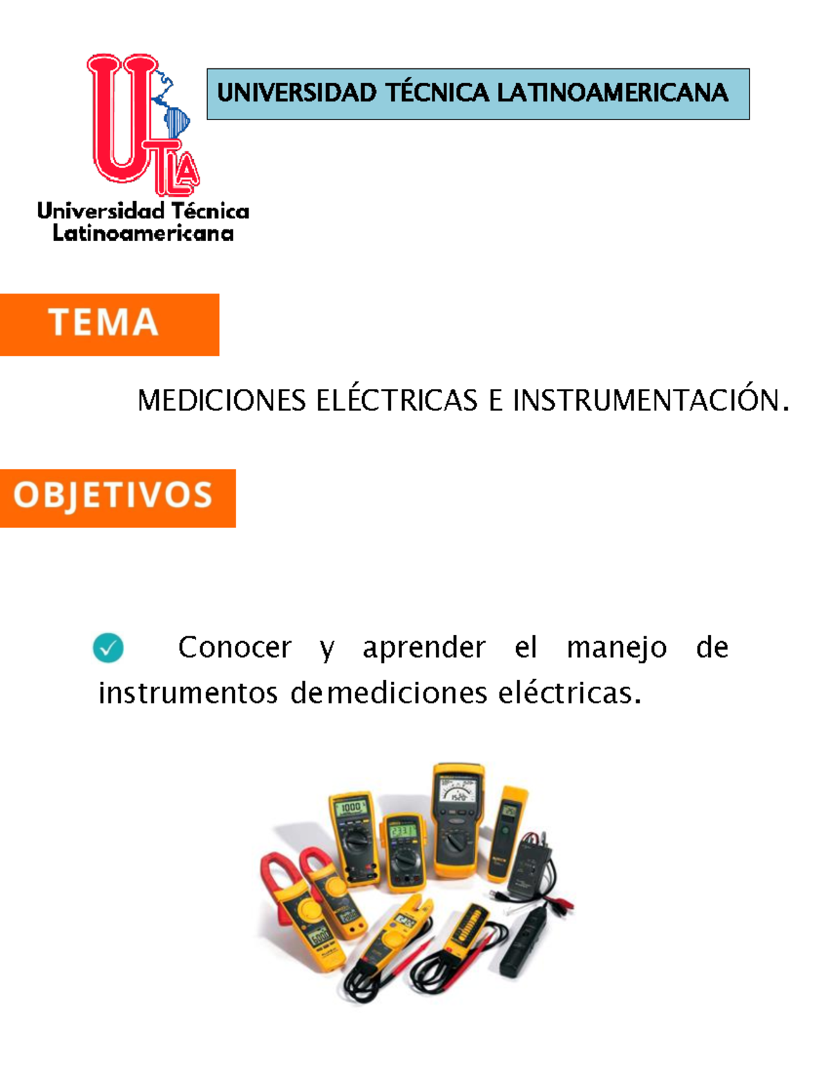 Documento Clase 2 Mediciones Eléctricas E Instrumentación Mediciones