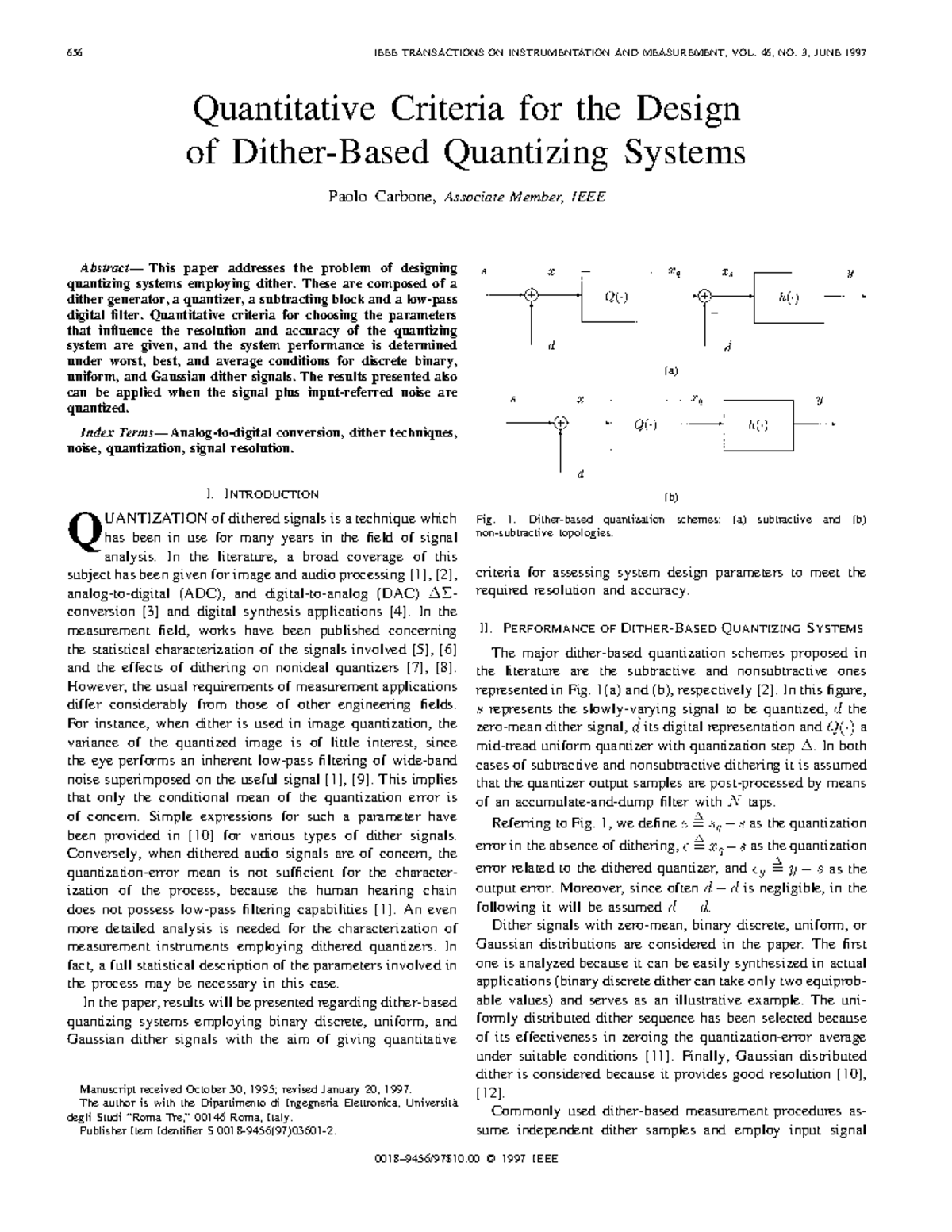 Carbone Quantitative IEEE TIM - MUSI 452 - George Mason - Studocu