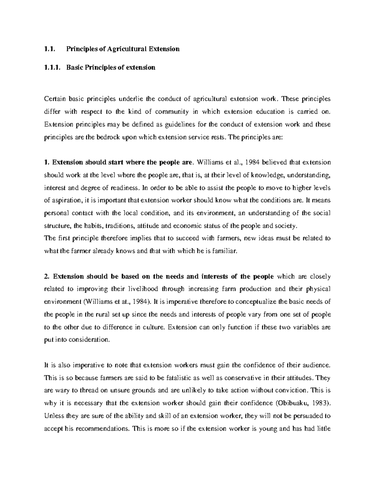 Principles of Agric Extension And Rural - 1. Principles of Agricultural ...