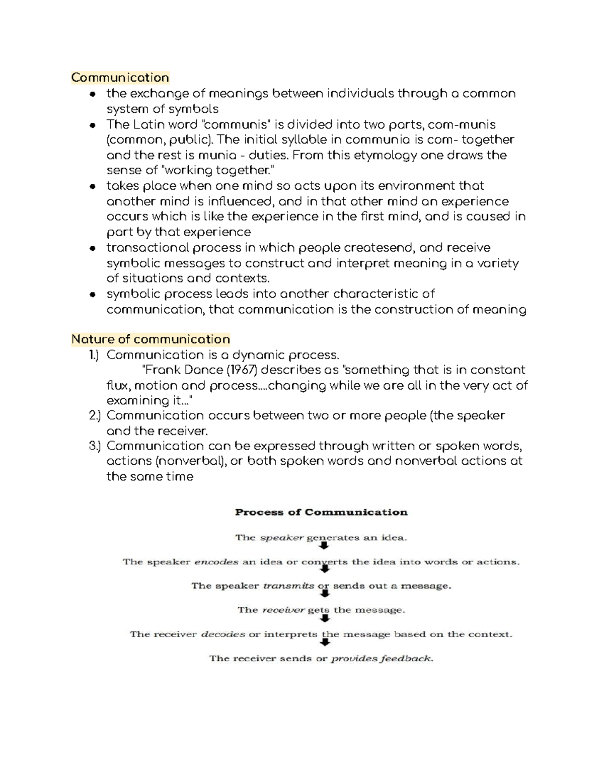 Communication - Communication the exchange of meanings between ...