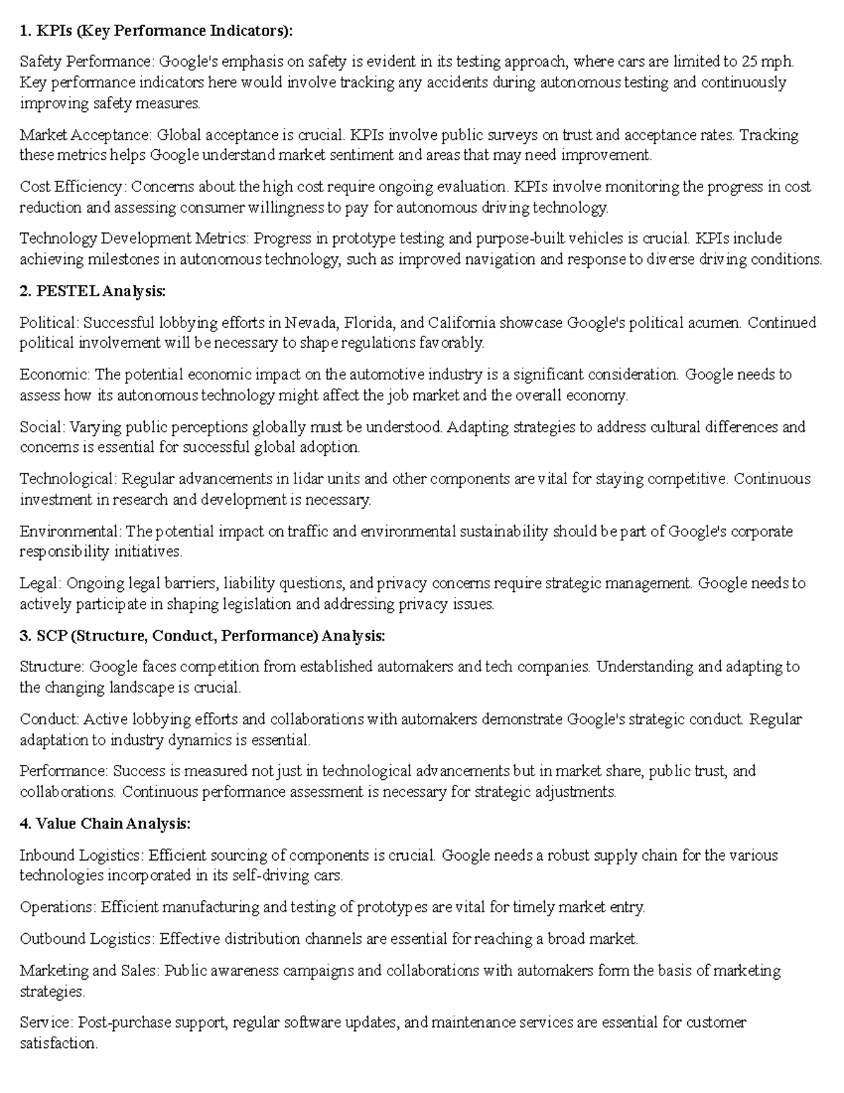 Exam prep - Exam Cases Cheat Sheet - KPIs (Key Performance Indicators ...
