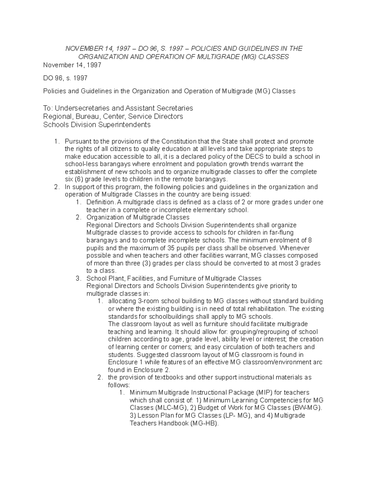 Multi-grade-Dep-ed-order - NOVEMBER 14, 1997 – DO 96, S. 1997 ...