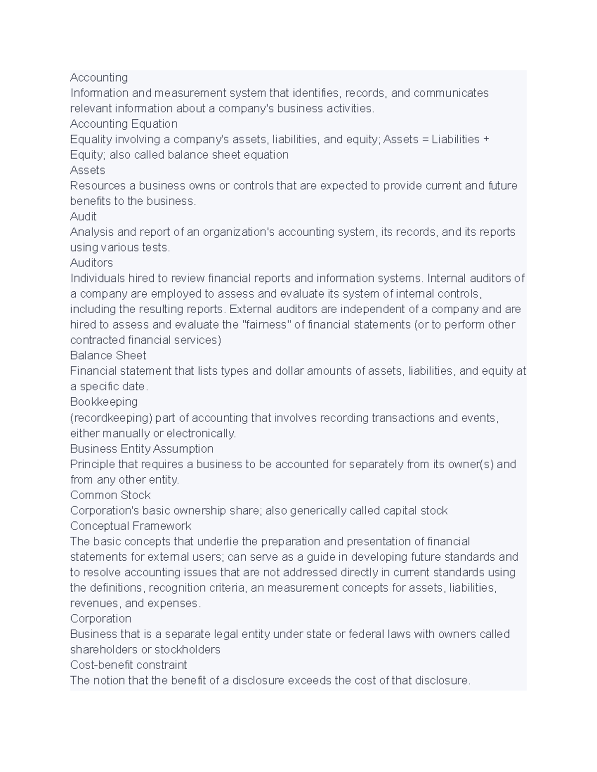 Lecture notes acct 211, professor koss - Accounting Information and ...