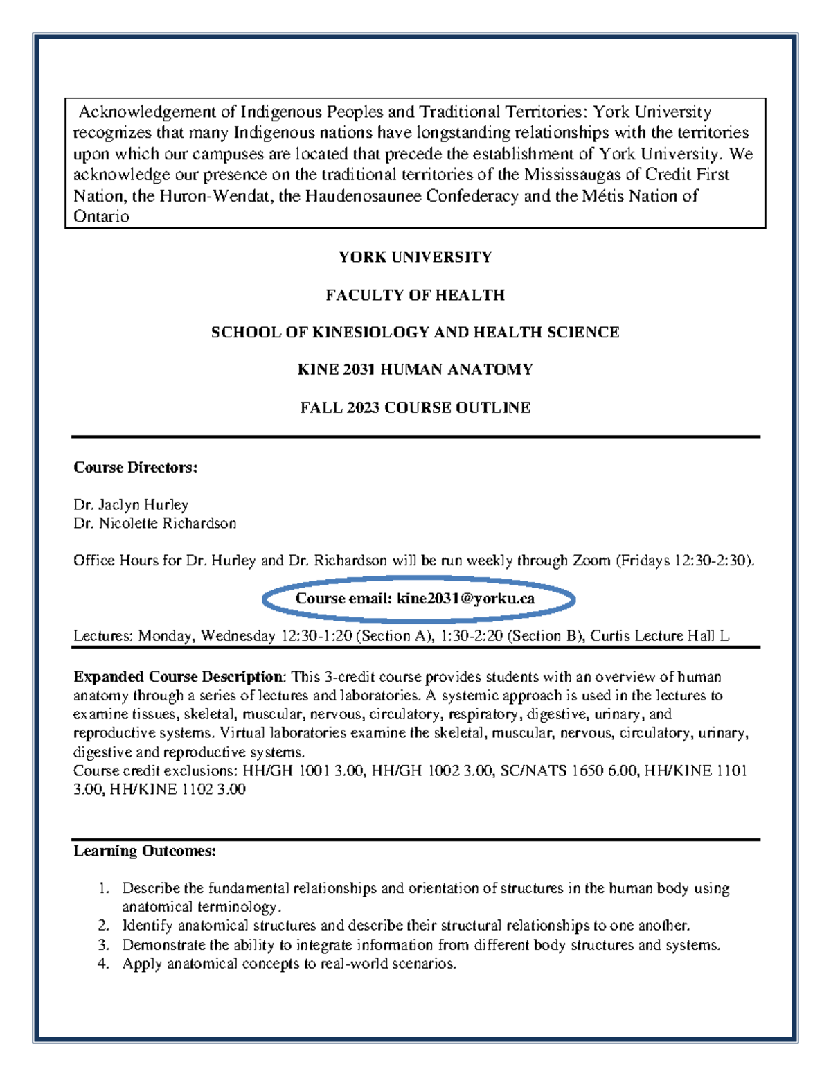 HH-KINE 2031 (A) CO - outline - Acknowledgement of Indigenous Peoples ...