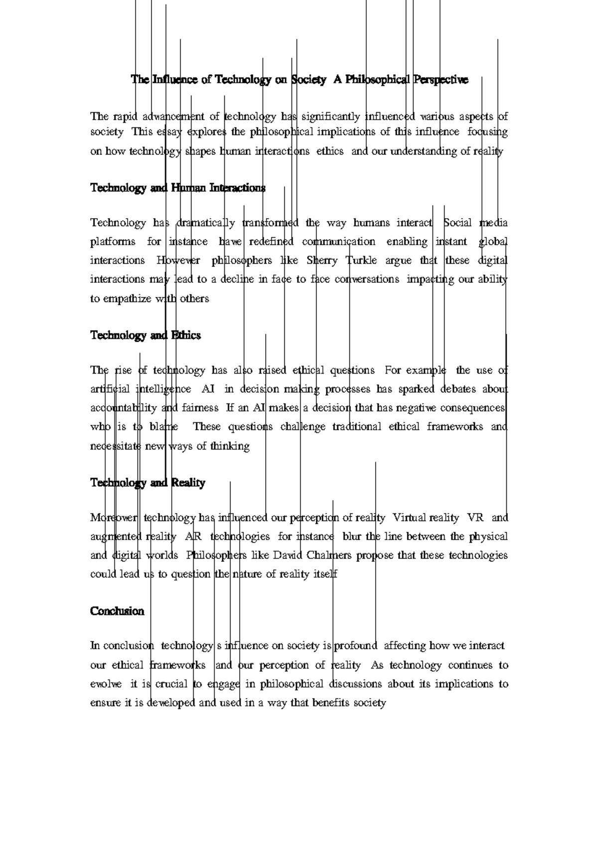 The Influence of Technology on Society: A Philosophical Perspective ...