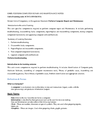 Curriculum ICT Technician Level 5-1 - TVET CURRICULUM DEVELOPMENT ...