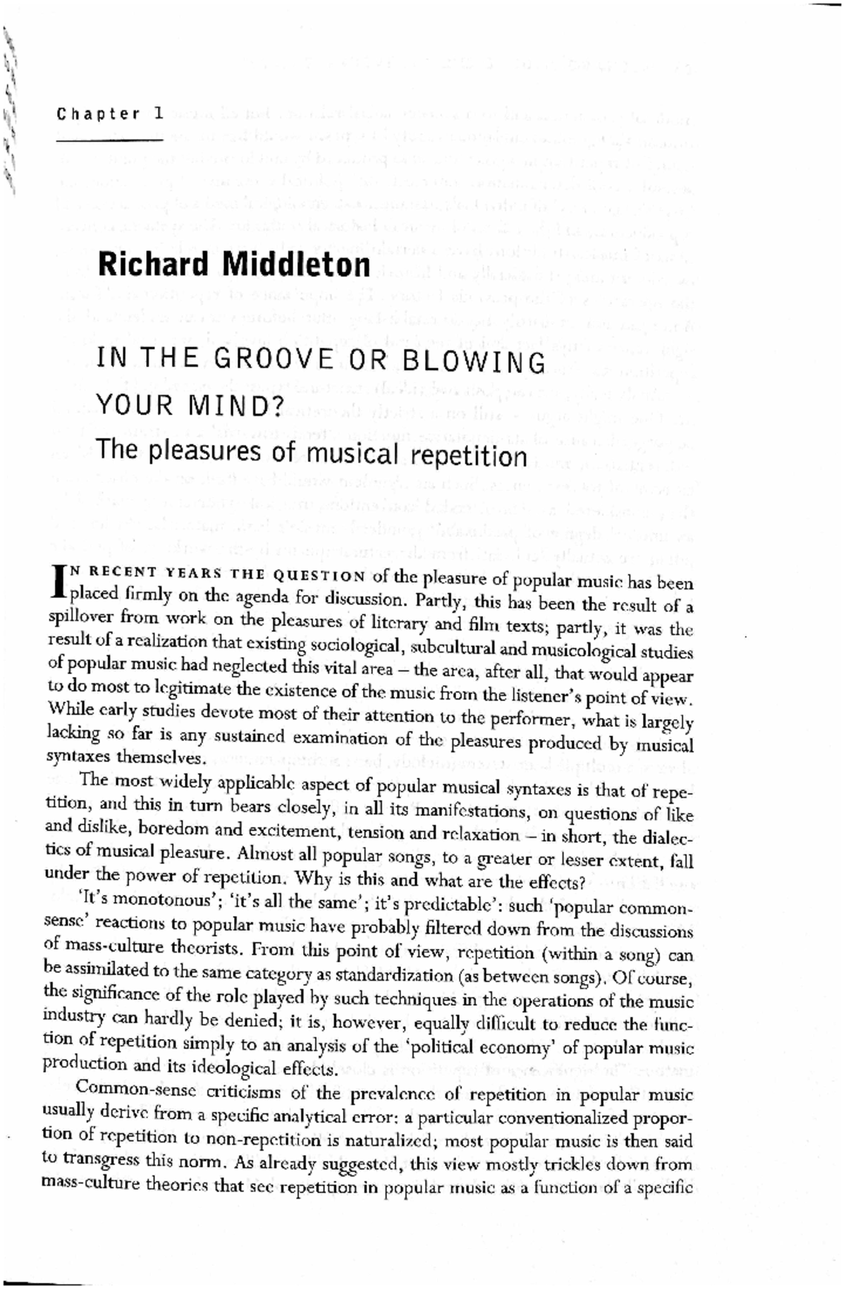 1530 Lecture Notes: The Pleasures of Musical Repetition - Chapter 1 ...