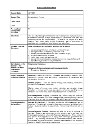 Assignment (Ch6) solution - AP AP10001 Introduction to Physics Assignment (Ch6) (SOLUTION) Ch6 ...