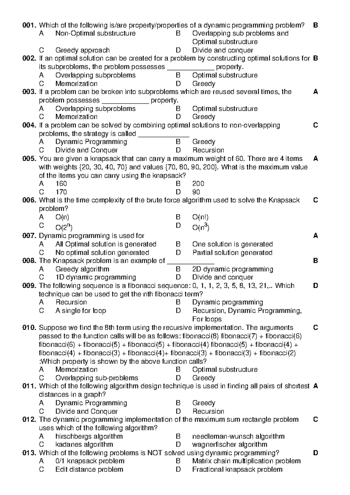 R2031052 - daa bits - Which of the following is/are property/properties ...