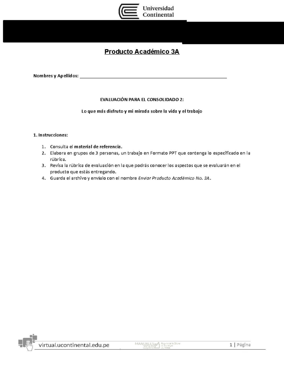 2022 Producto Académico 3 Alidv - Producto Académico 3A Nombres y ...