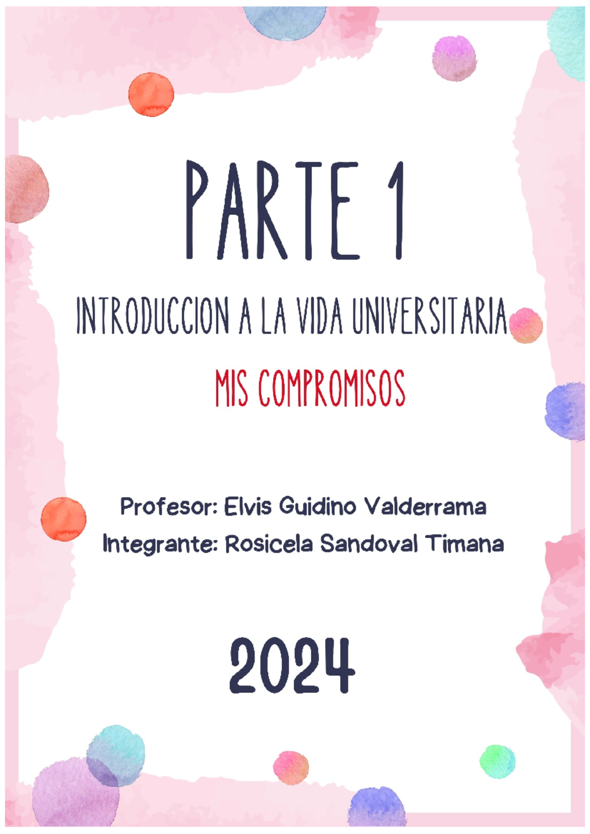 MIS Compromisos - IVU - Derecho - Studocu