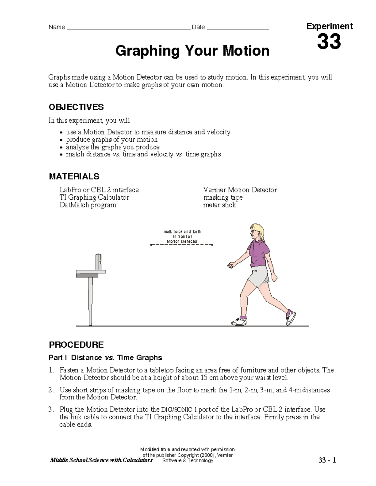 Vernier Act10 graphingyourmotion - Name ...