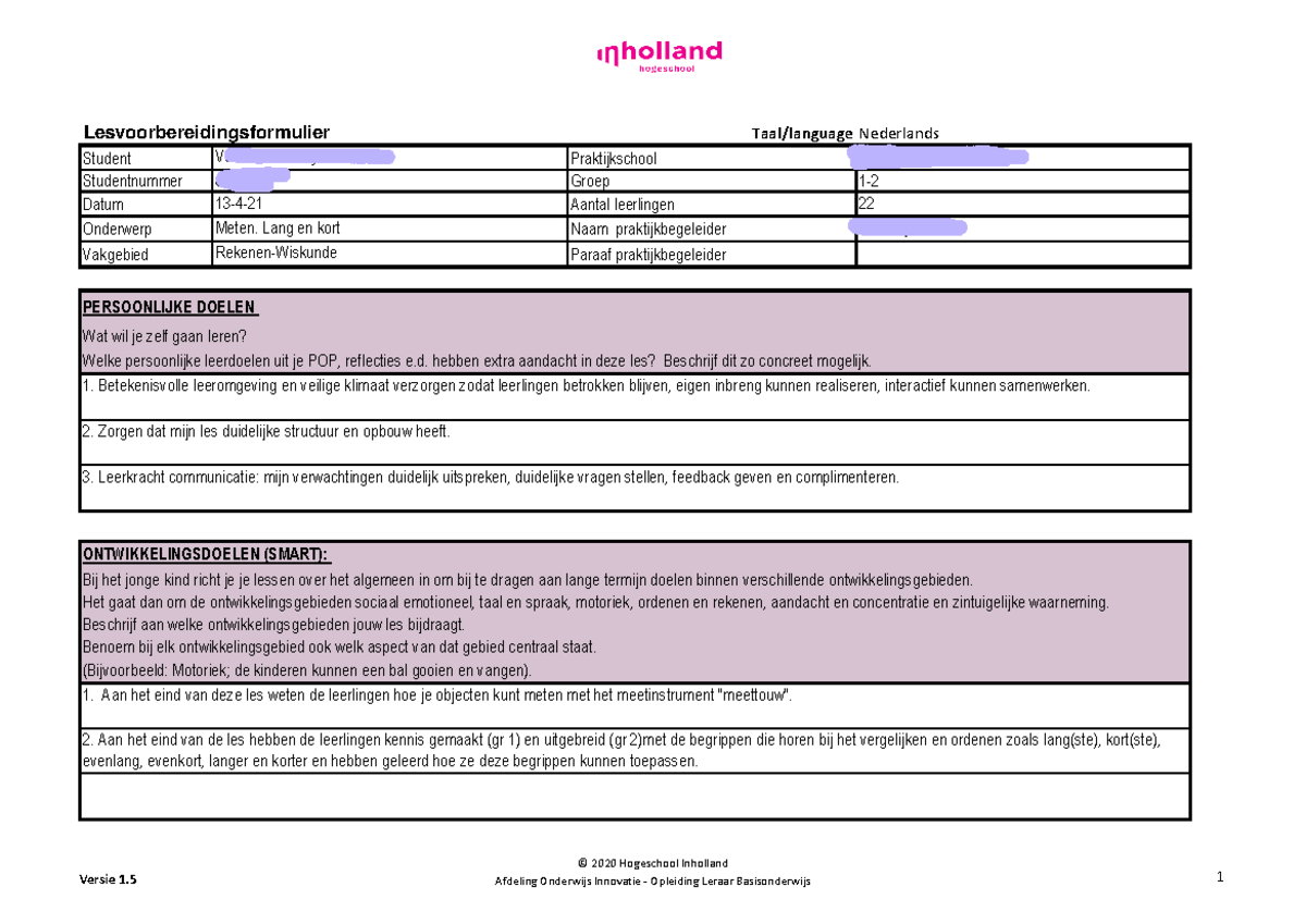 Les voorbereidinf formulier kleuters RW lang en kort 13-4-21 OPEN - 1 ...