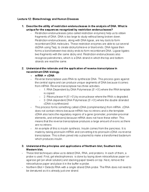 UIUC MCB 450 Lecture 11 Regulation of Gene Expression - Lecture 11 ...