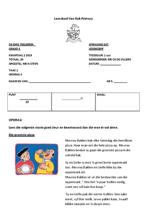 Donkies met Abu wat tel - Laerskool Van Dyk Primary D6 EMIS 700160994 ...