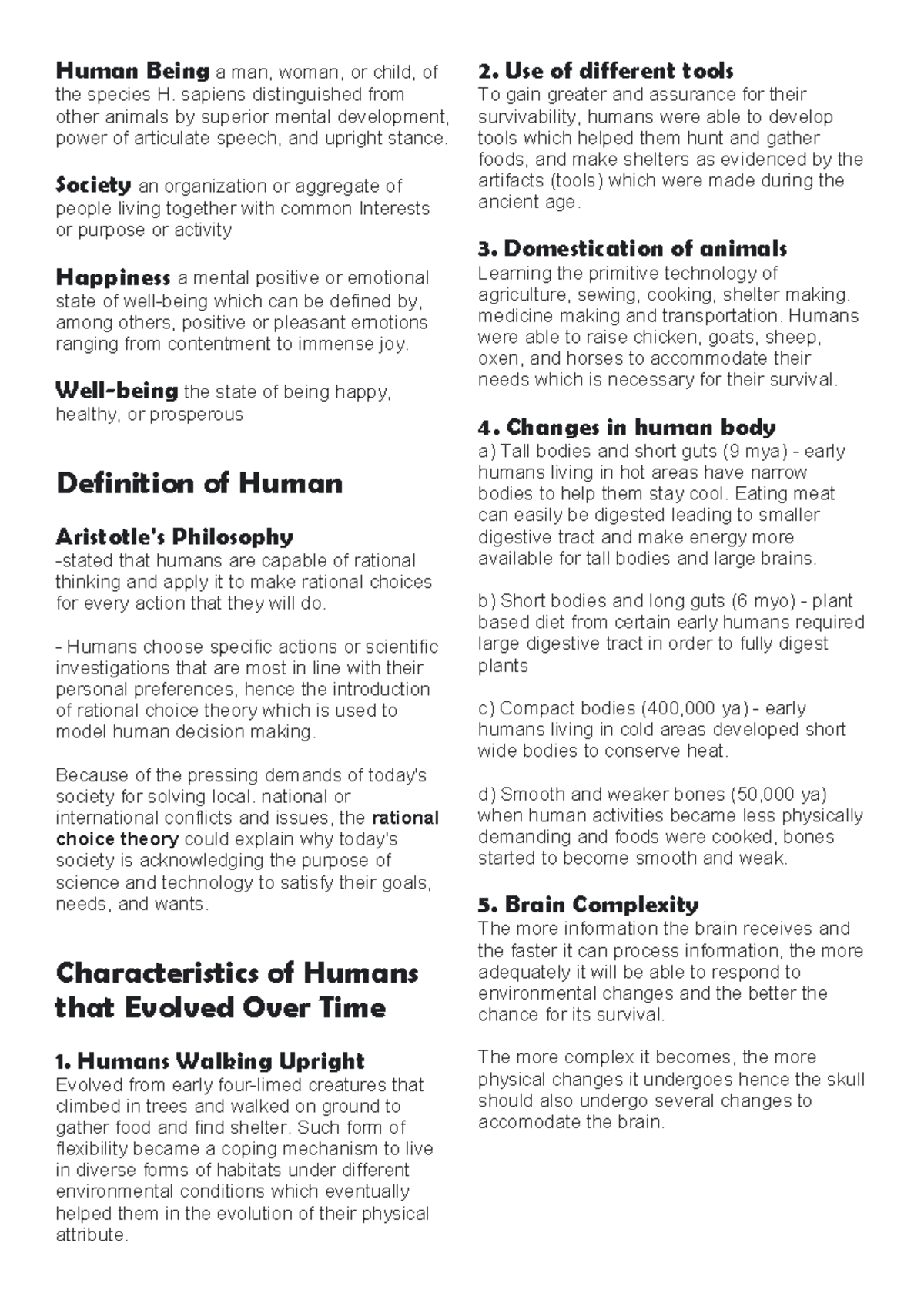 Reviewer - Final - Useful - Human Being a man, woman, or child, of the ...
