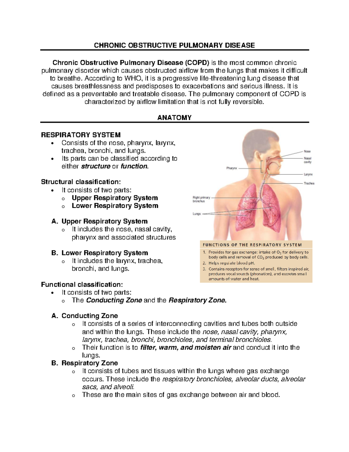 COPD Physical Therapy Case Presentation - CHRONIC OBSTRUCTIVE PULMONARY ...