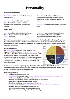 Lecture 7 - Personality Disorders - Personality Disorders The NHS ...