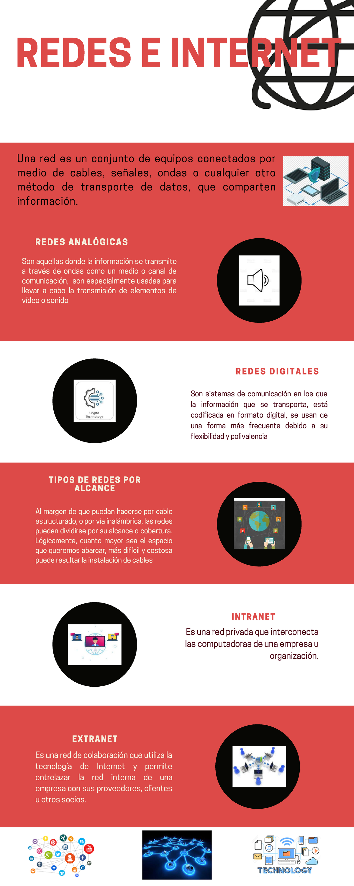 Redes E Internet - REDES E INTERNET R E D E S A N A L Ó G I C A S Una red es un conjunto de ...