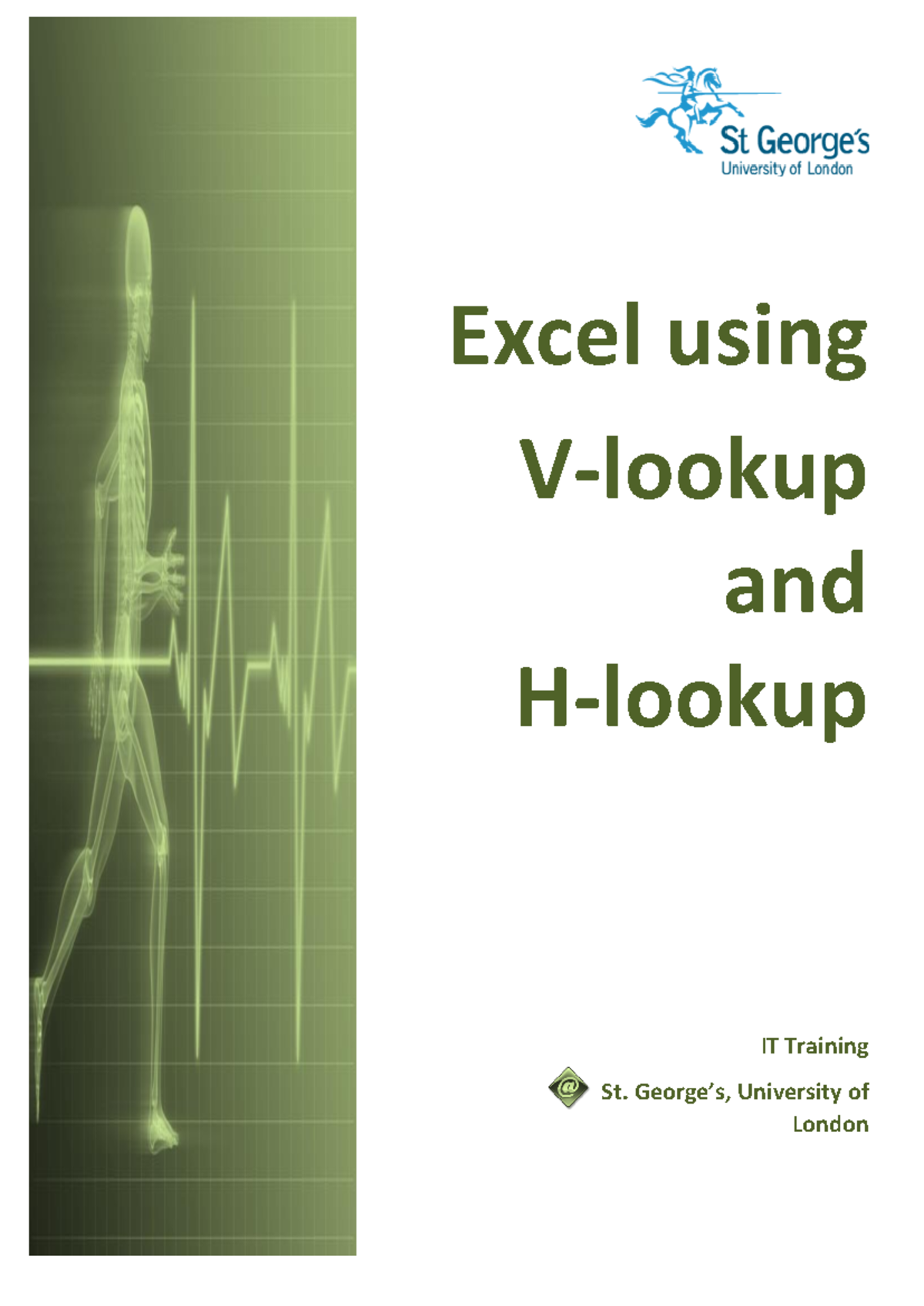 Excel Vlookup AND Hlookup - Excel using V-lookup and H-lookup IT ...