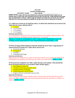 Skin Integrity practice sheet - SKIN INTEGRITY CASE STUDY to Show in ...