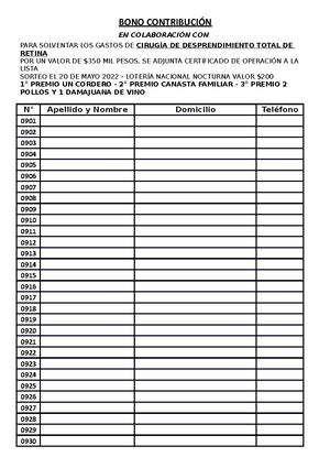 Bono contribución - Sirve como modelo de bono contribucion - EN ...