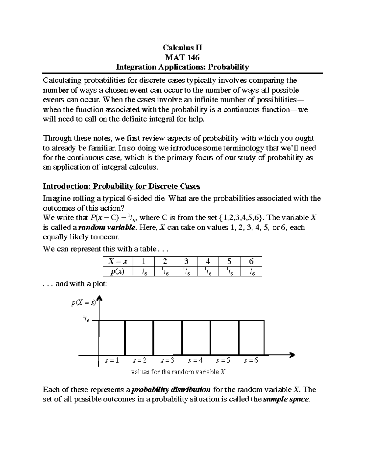 Ch08sec05intapsprob - Lecture notes chapter 8 - Calculus II MAT 146 ...