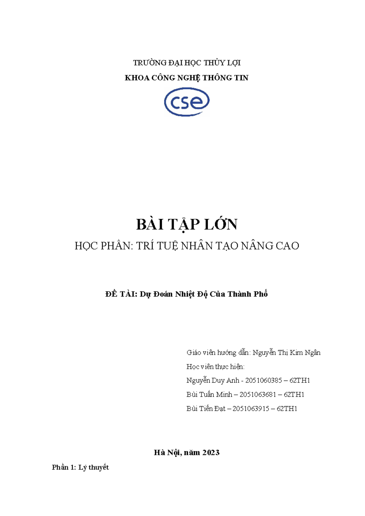 Bai Tap Lon So 3 Nhom 1 - 123 456 789 123 456789 123456798 - TRƯỜNG ĐẠI ...