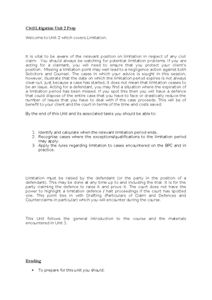 2223 civ unit03 ce01 prepare pi protocol qs - CIVIL LITIGATION ...