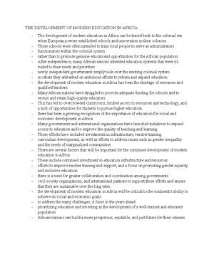 Introduction TO Education Notes 1 - INTRODUCTION TO EDUCATION Education ...