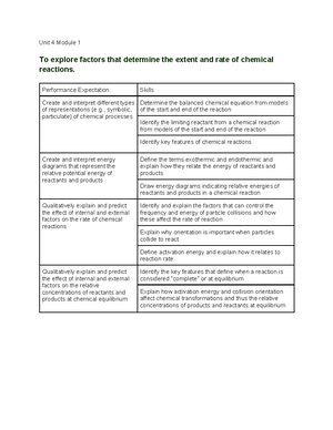 Unit 3 Module 1 Study Guide - Unit 3 Module 1 To explain and predict the physical properties of ...