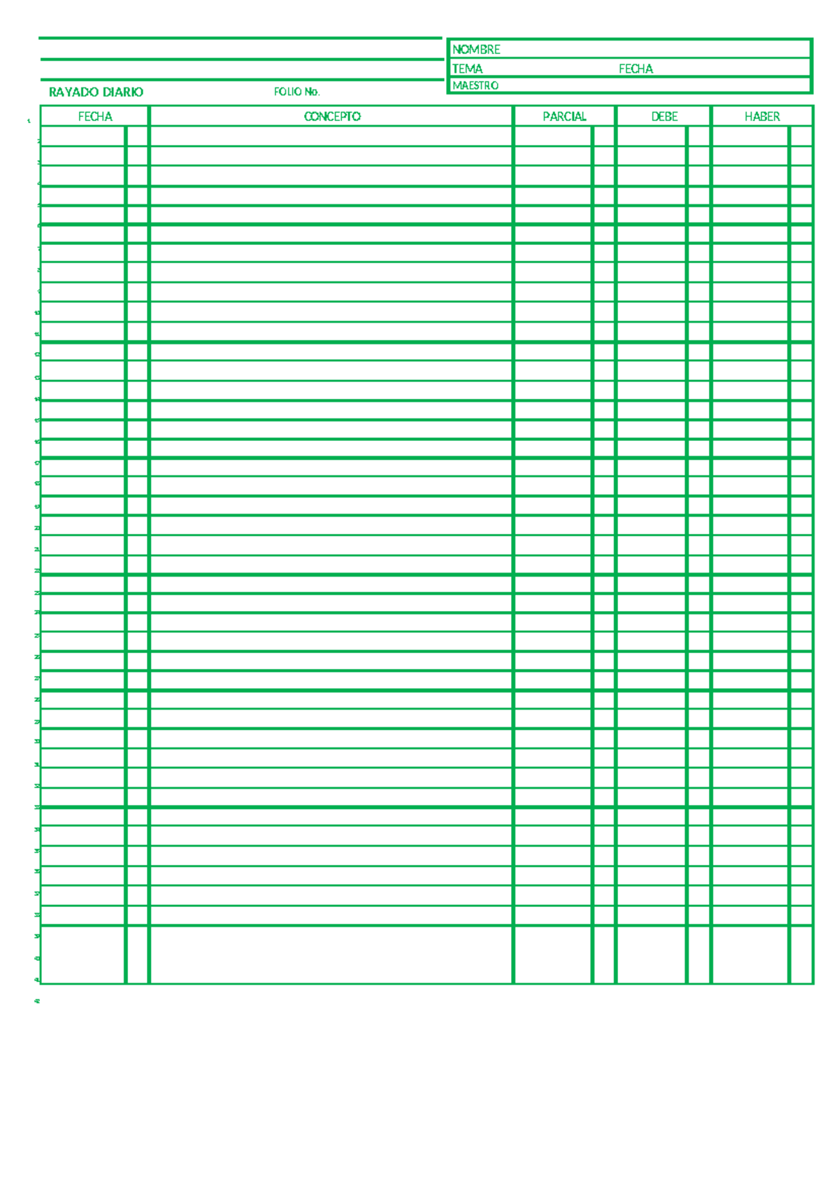 Pdf rayado de diario - Contabilidad De Costos I - RAYADO DIARIO FOLIO ...