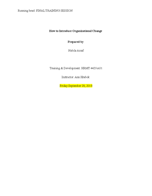 FTS - Training Evaluation Form (Nabila) - TRAINING EVALUATION FORM ...