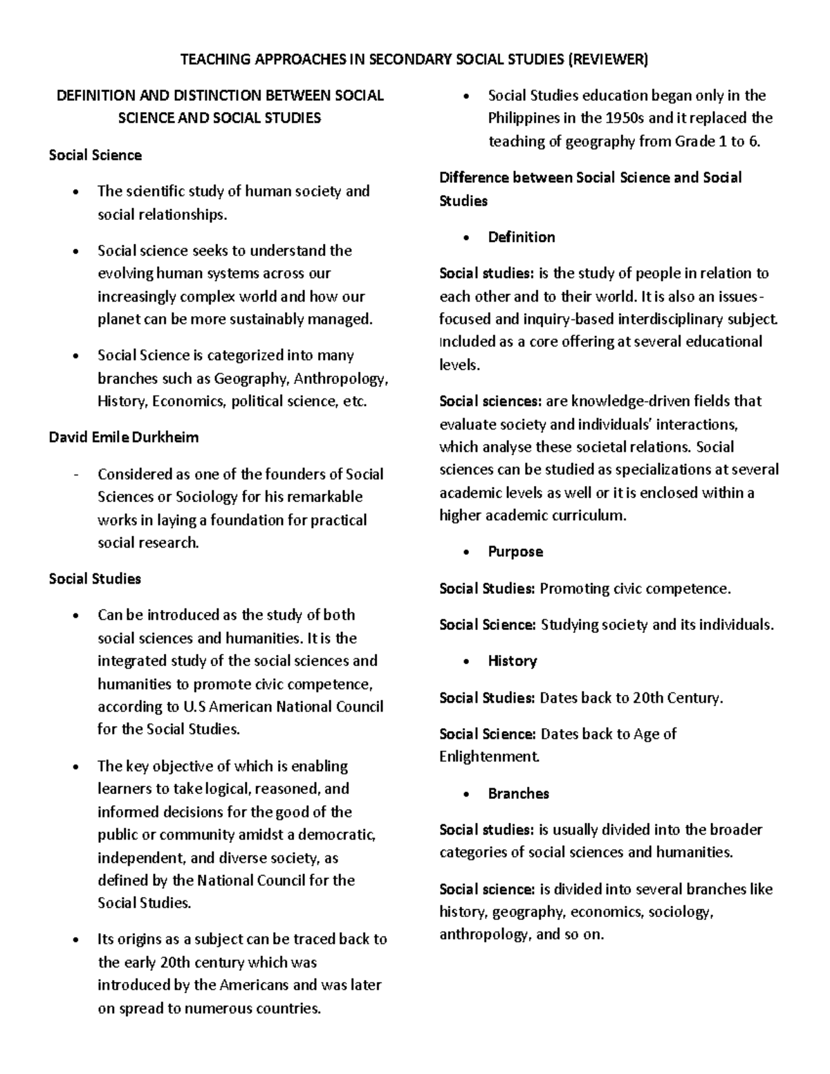 teaching-approaches-in-secondary-social-studies-reviewer-teaching