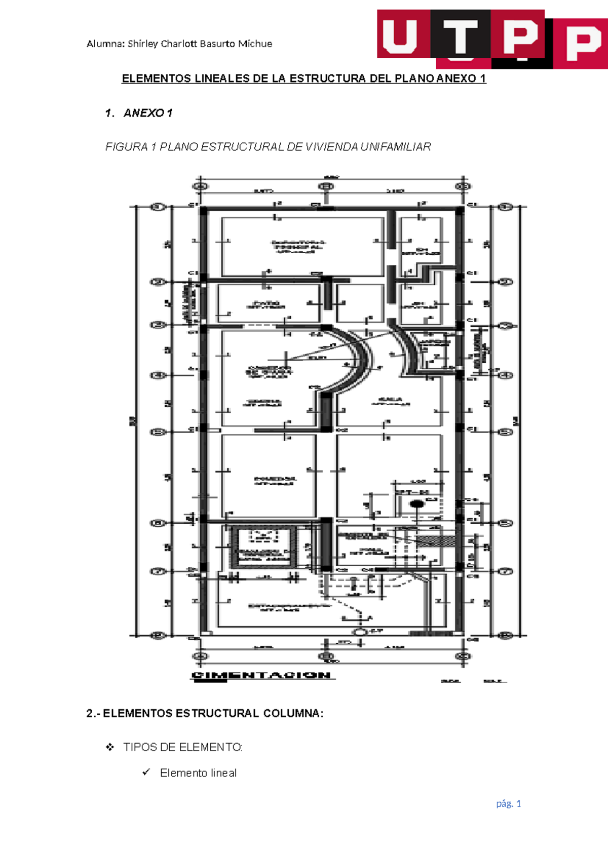 Lineales Y Planares - Archivos - ELEMENTOS LINEALES DE LA ESTRUCTURA ...